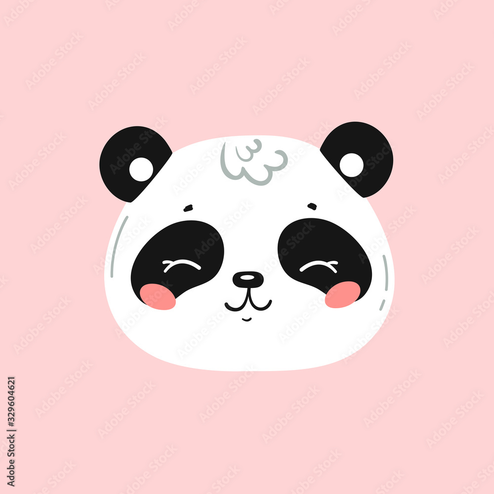 Cute Panda Bear Cartoon