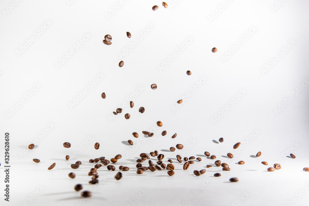 coffee fly on white background Stock Photo | Adobe Stock