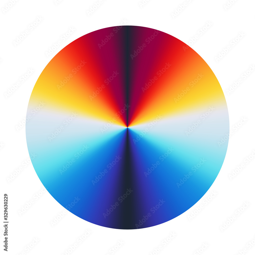 Color wheel palette. RGB, RYB, CYMK system. Color harmony. Vector ...