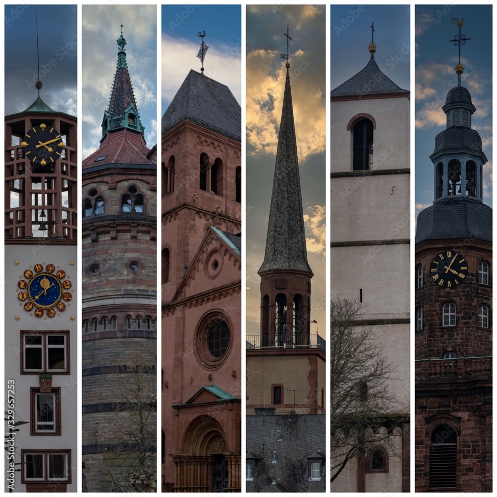 Foto de Worms am Rhein in Rheinland Pfalz Wormser Wahrzeichen und ...