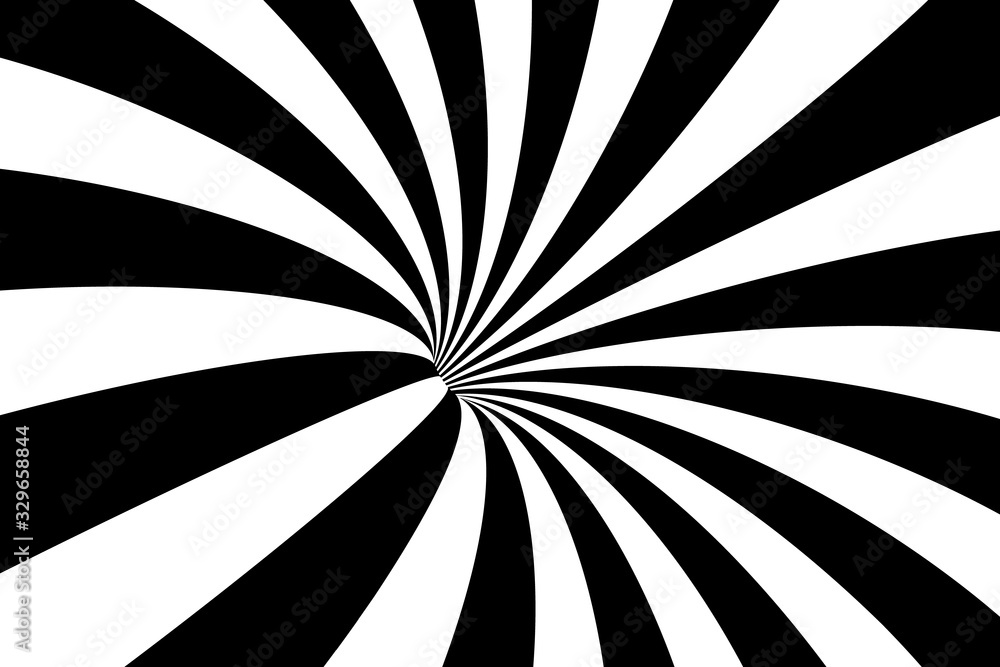 Vector abstract illustration of vortex with lines. Trendy 3d background ...