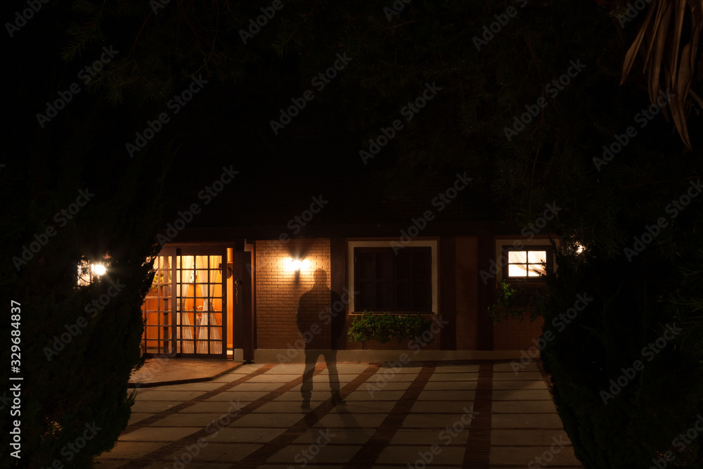 Representation of an apparition of a spirit Stock Photo | Adobe Stock