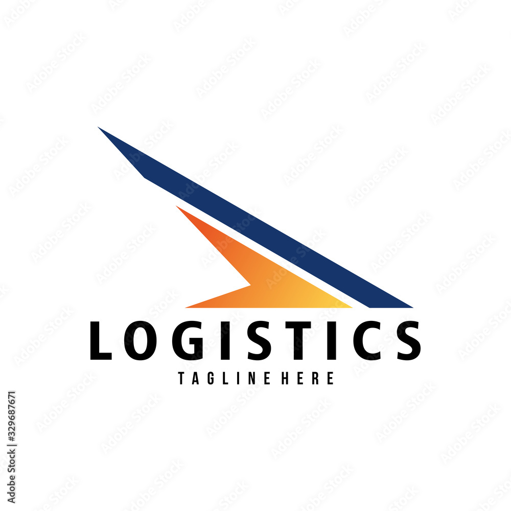 logistics logo icon vector isolated Stock Vector | Adobe Stock