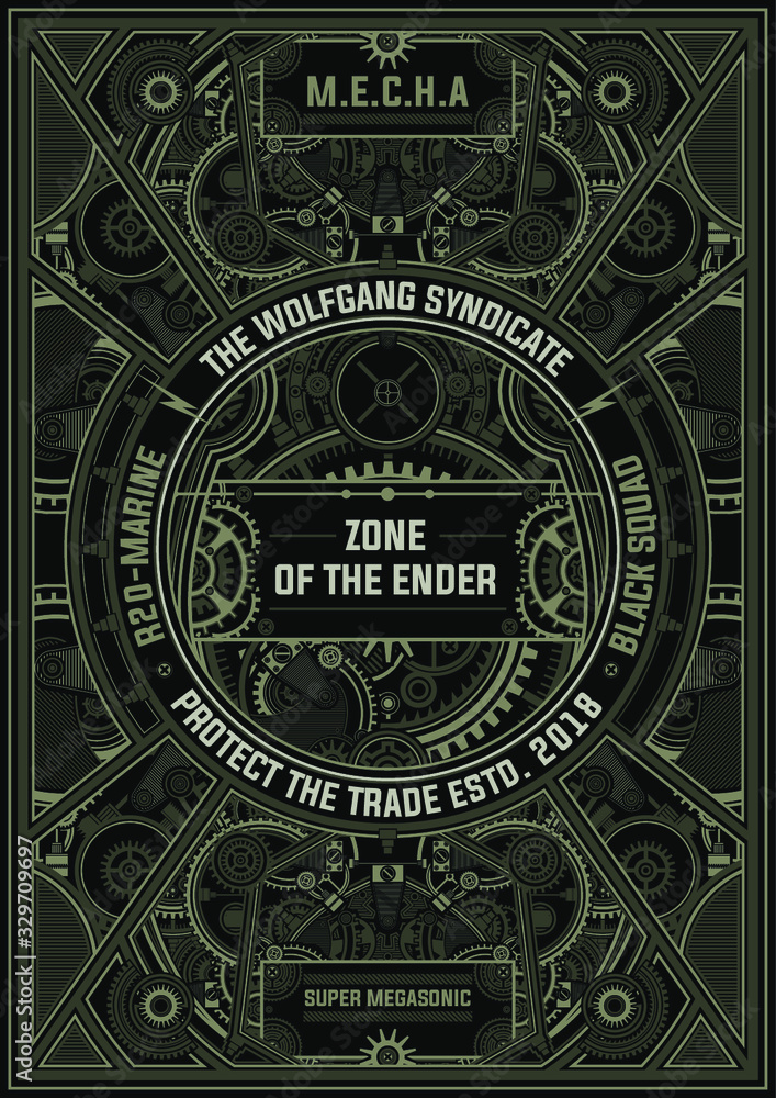 Steampunk Poster Chapter are perfect for using on poster, badges and ...