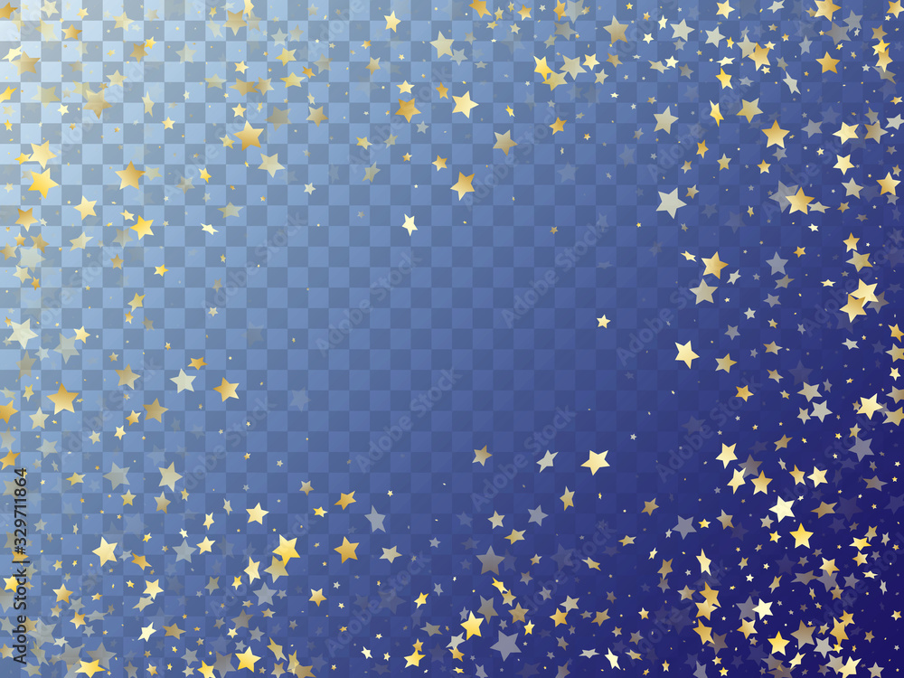 Star shining gold gradient sparkles on transparent background. Stock ...