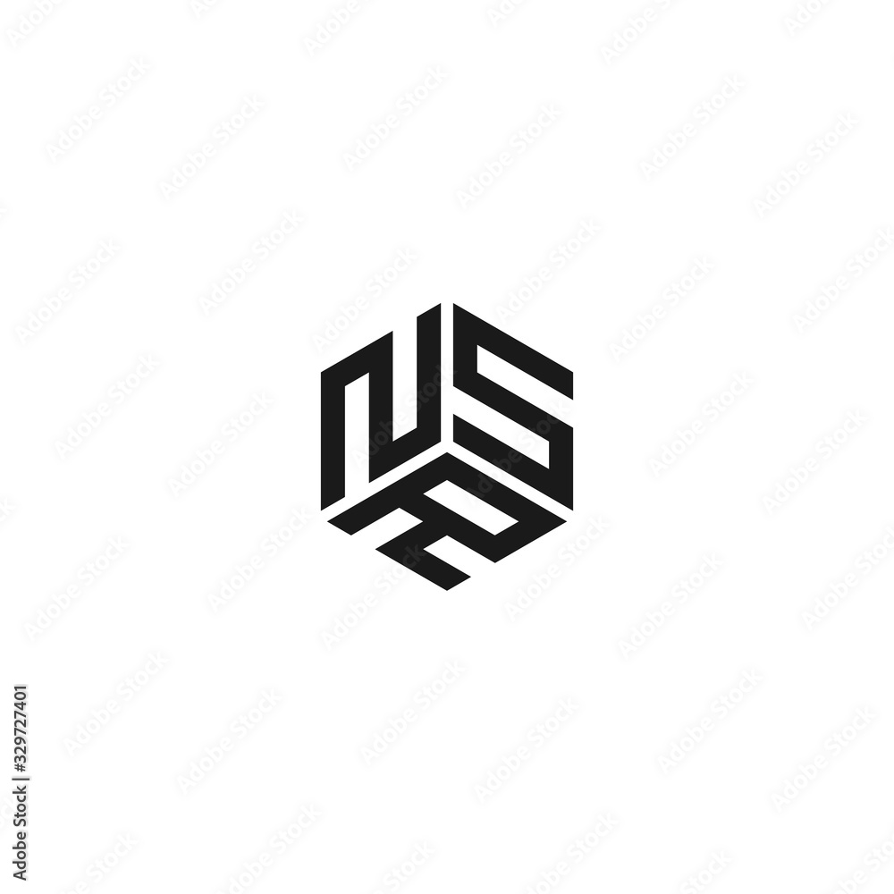 Letter NSR RNS NRS Logo Design Creative Modern Letters Vector Icon Logo ...