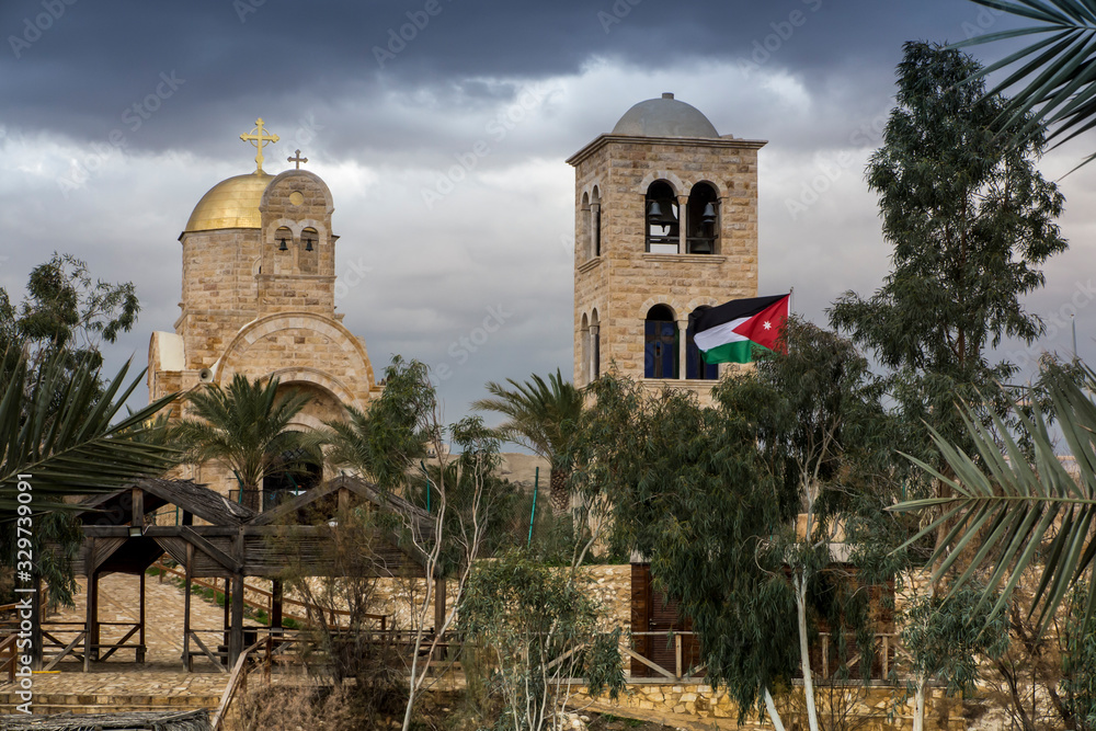 Qasr el Yahud near Jericho, according to tradition it is the place ...