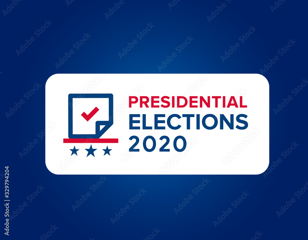 2020 USA Election voting poster banner design news poster election ...