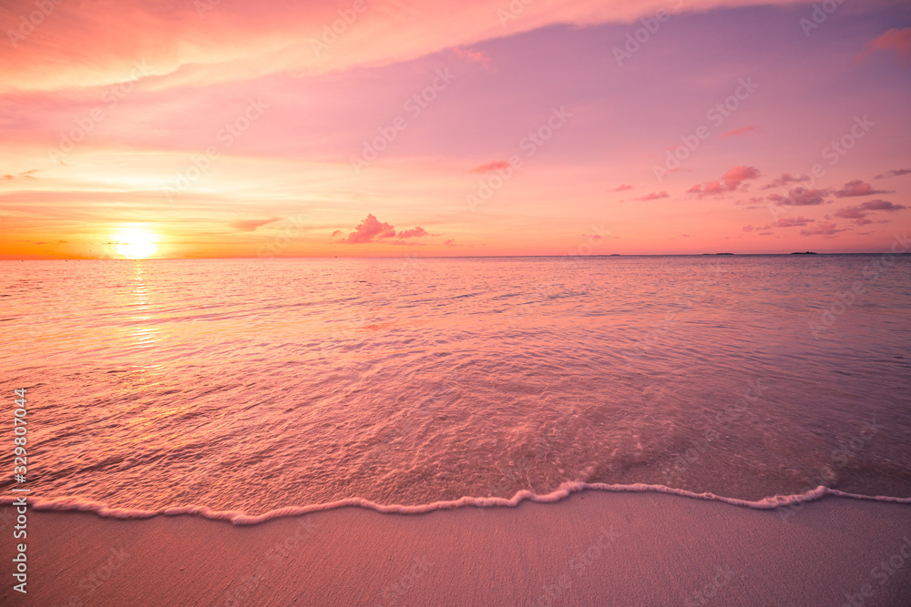Colorful Beach Sunset Wallpaper