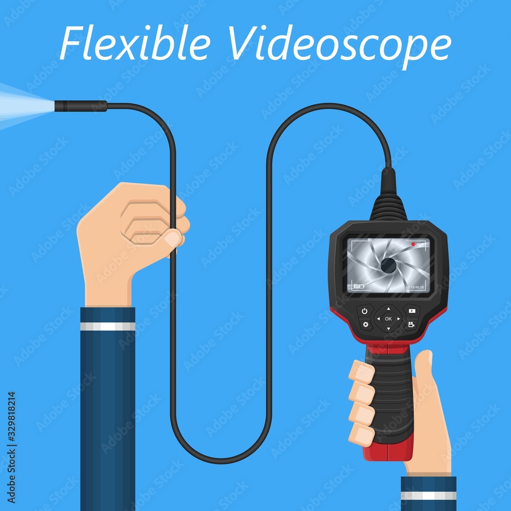 videoscope borescope inspection oil and gas system electrical pipe ...