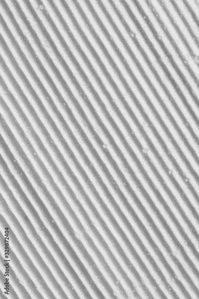 Foto de Groomed snow after a snow cat, groomed cross-country trail ...