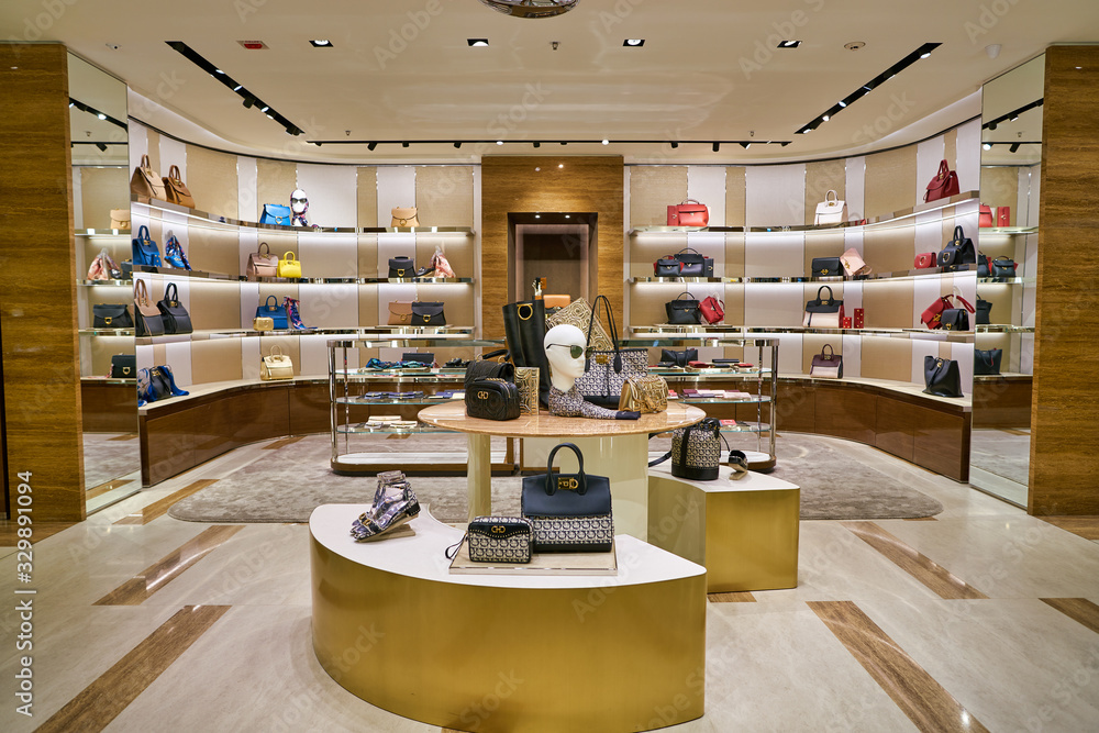 HONG KONG, CHINA - CIRCA JANUARY, 2019: interior shot of Salvatore ...