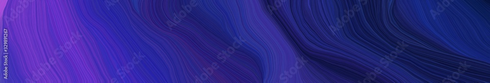 wide colored background banner with midnight blue, slate blue and dark ...