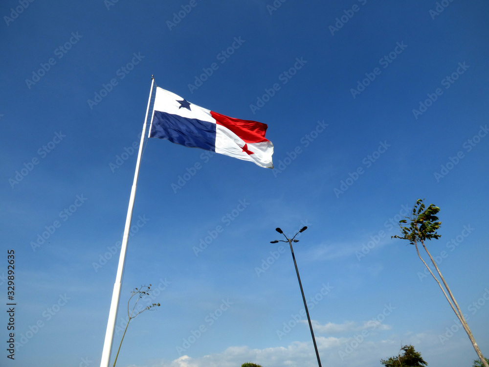 Bandera de Panamá Stock Photo | Adobe Stock