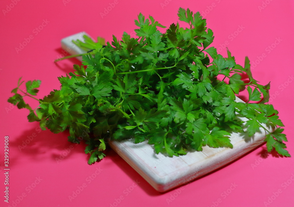 El perejil (Petroselinum crispum) es una planta nativa del Mediterráneo ...