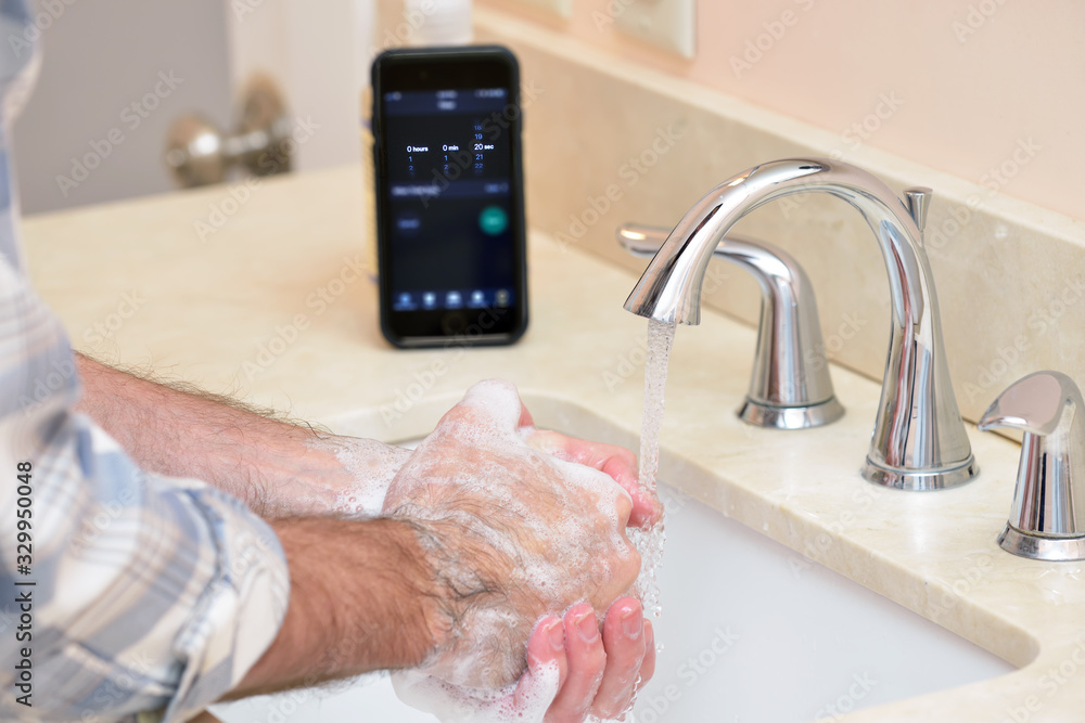 Hand washing for 20s, the first step to prevent the spread of ...