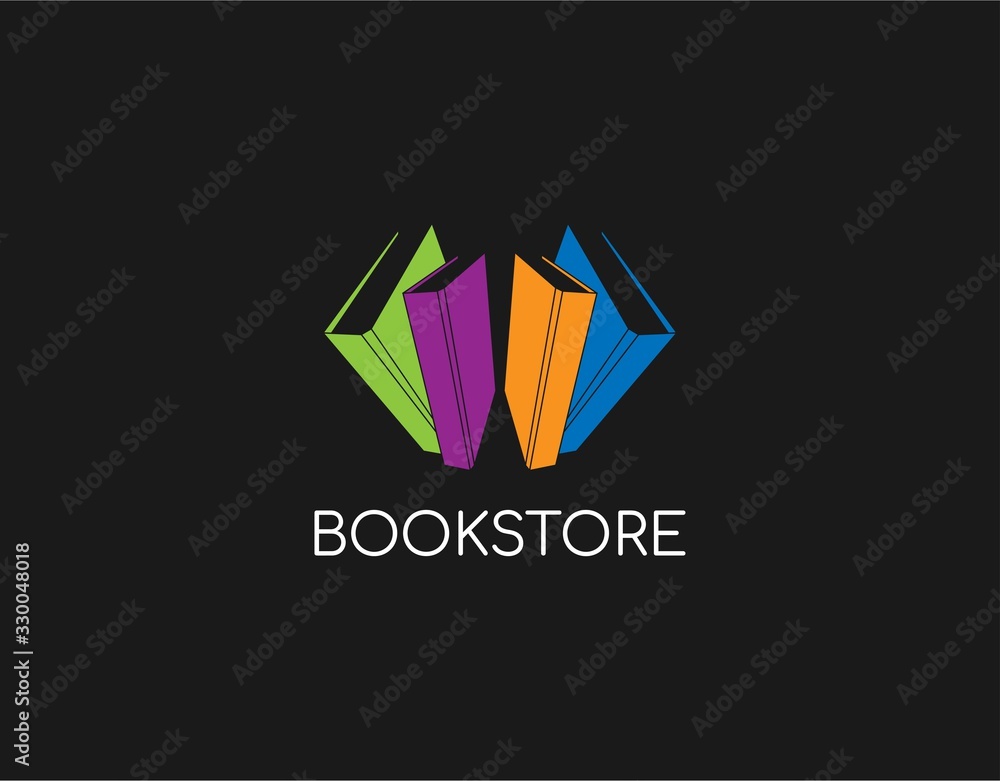 Unique Logo of Book with Modern Concept. Design with Colorful Style ...
