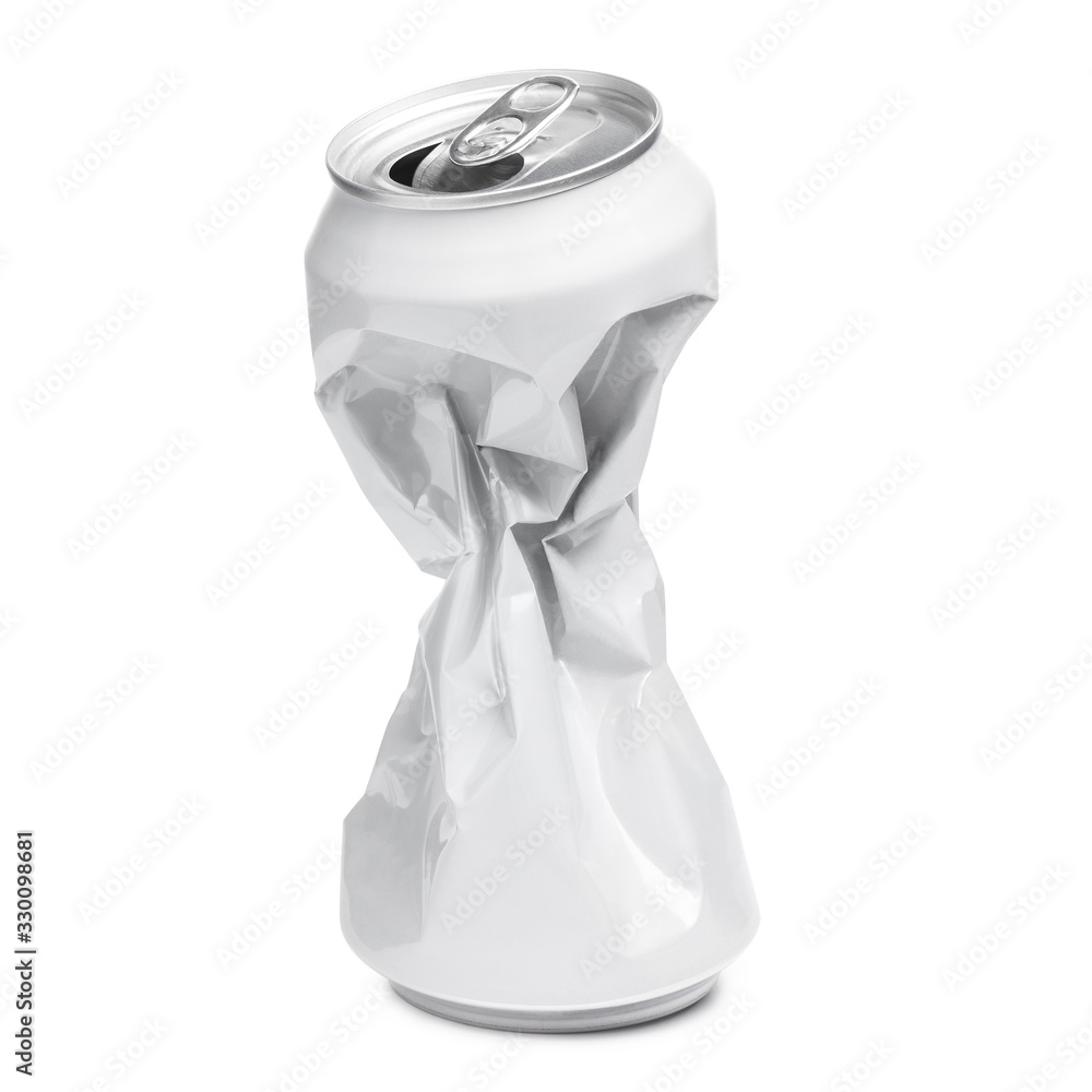 Crushed Aluminium Can