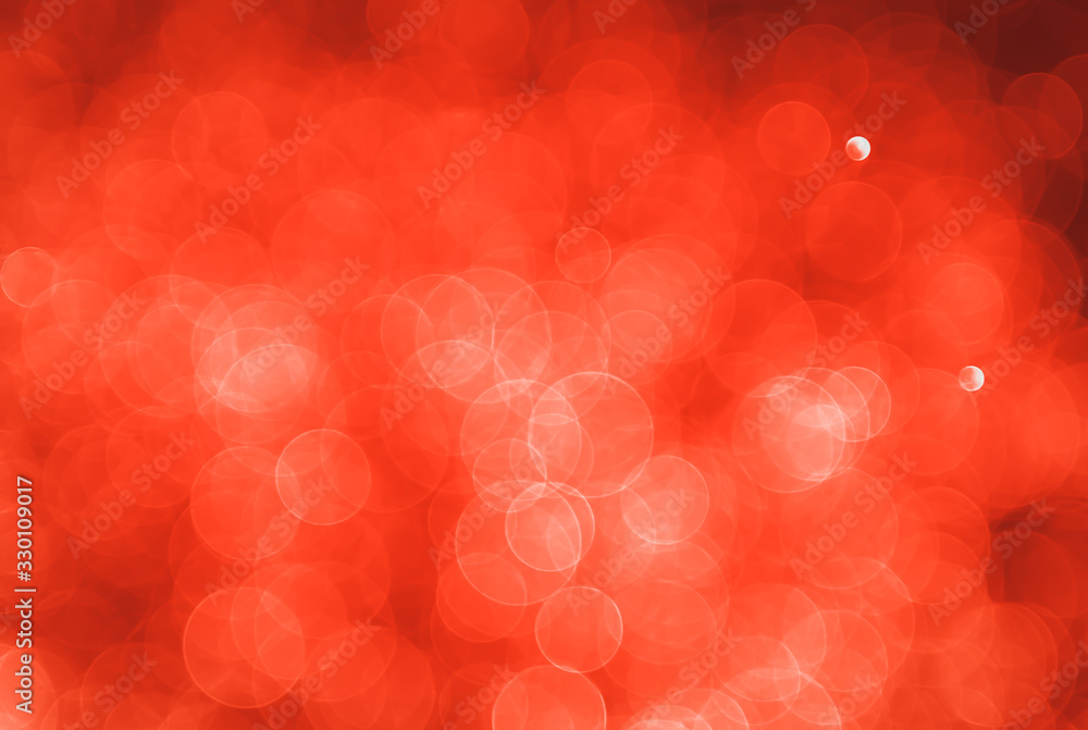 Ruby Red Bokeh Background With Soft Blur Bokeh Light Effect Background