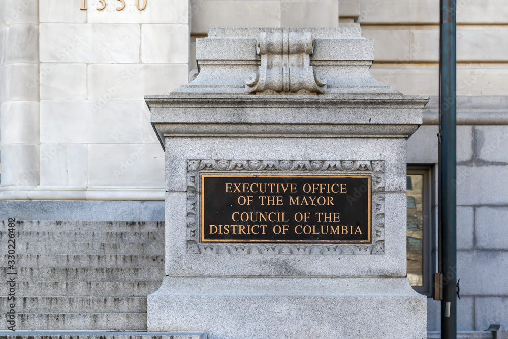 Foto de Washington D.C., USA - March 1, 2020: The entrance of John A ...