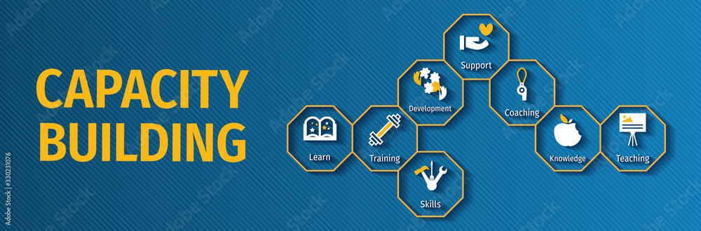 Capacity Building Flat Vector Icons. Capacity Building Vector ...