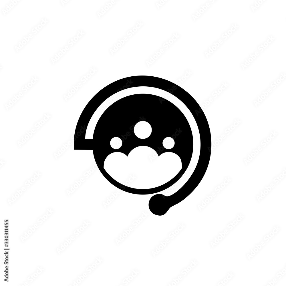 Operator system customer service icon design vector Stock Vector ...