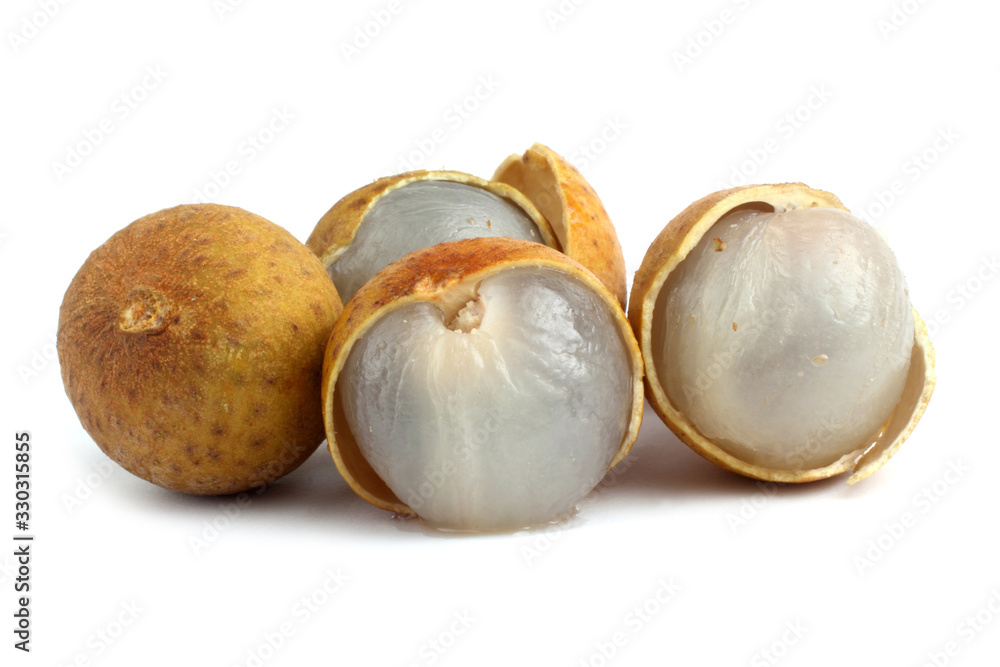 Longan and peeled longan Stock Photo | Adobe Stock