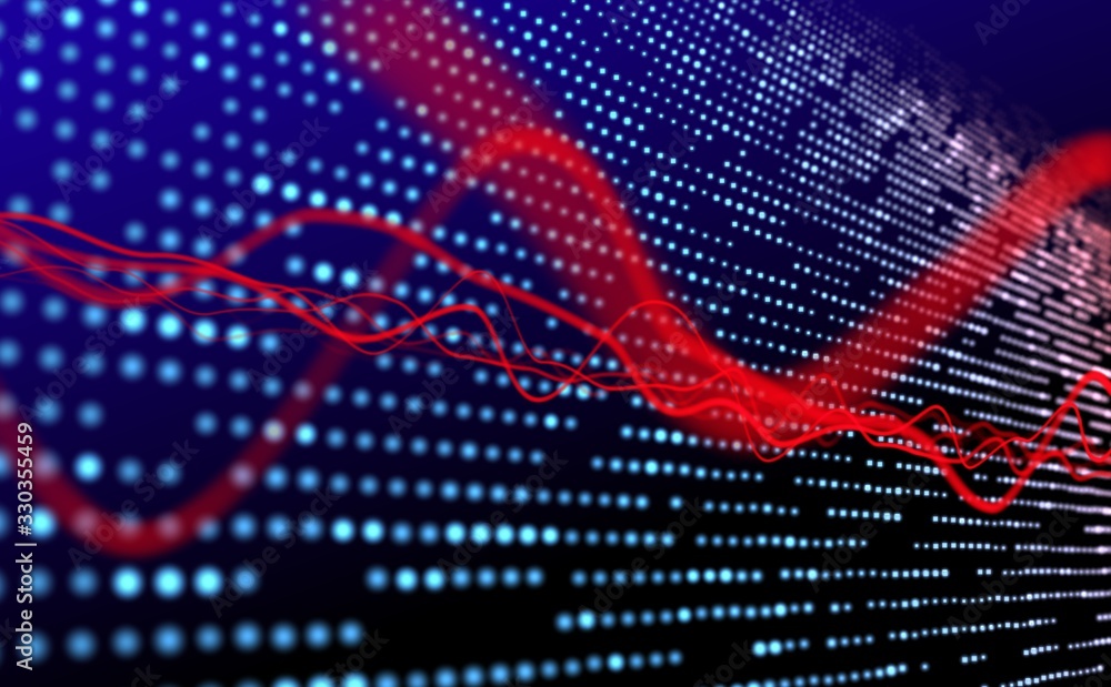 3D HUD monitor screen interface futuristic ui element for digital ...