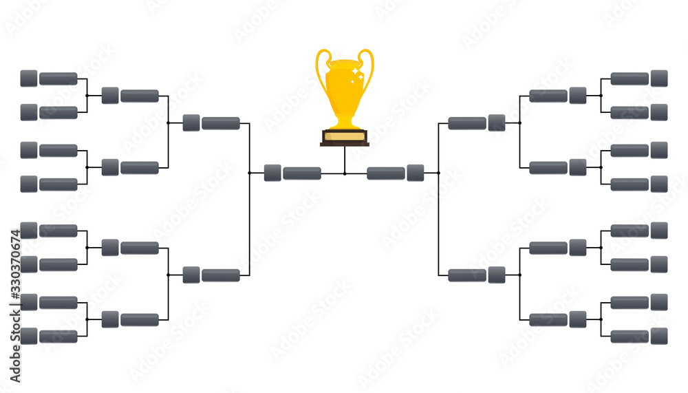 Tournament bracket templates. Playoffs schedule template. Creative ...