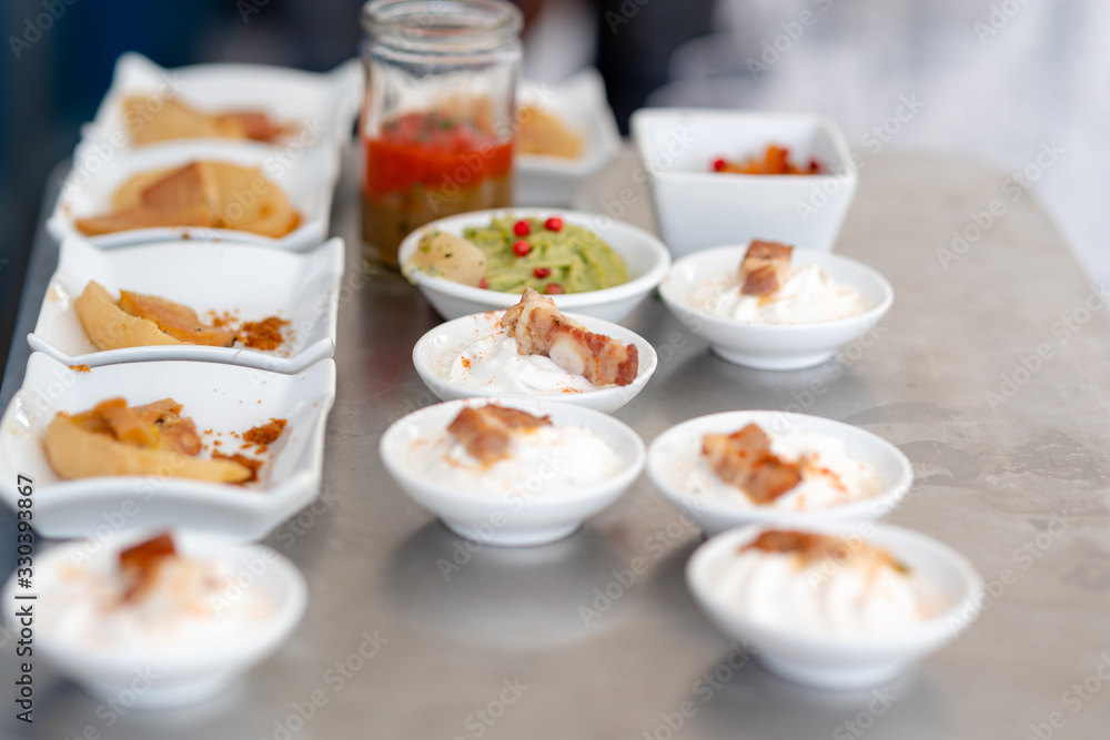 Details of verrines for an aperitif Stock Photo | Adobe Stock