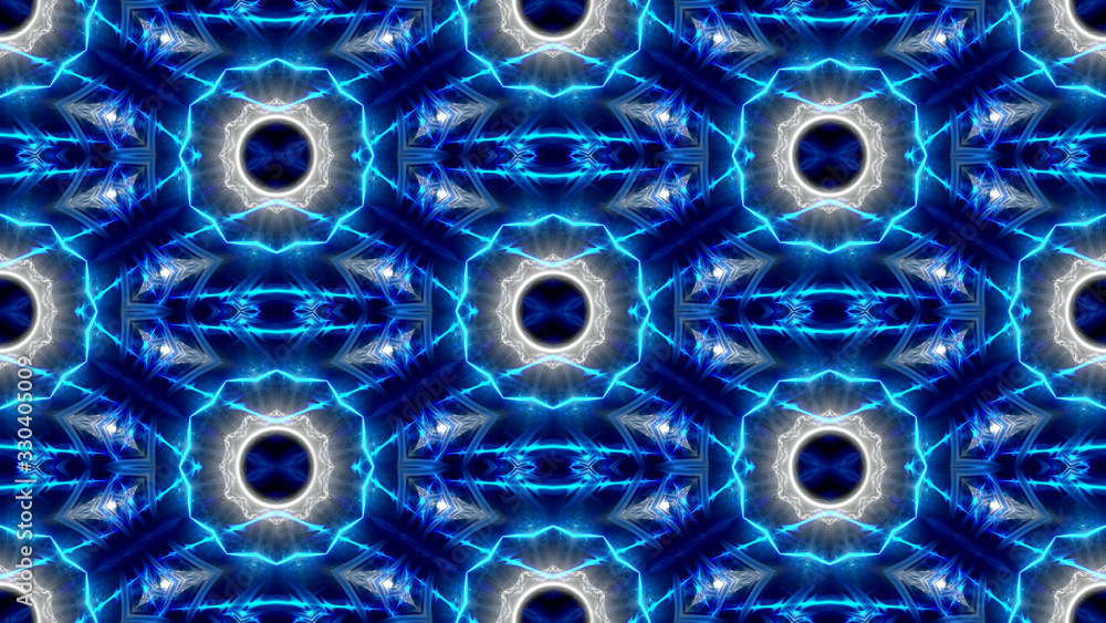 seamless abstract futuristic pattern illustration 3d render Stock ...