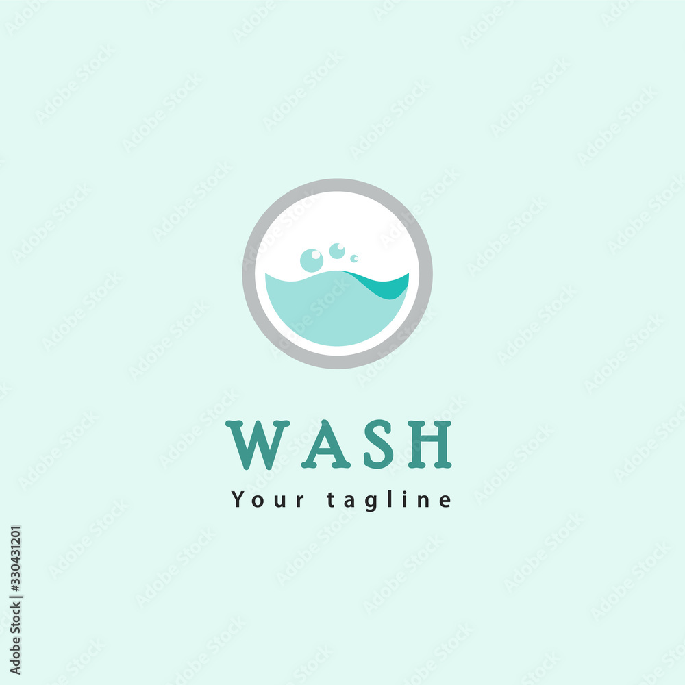 logo laundry clean logo template for your business Stock Vector | Adobe ...