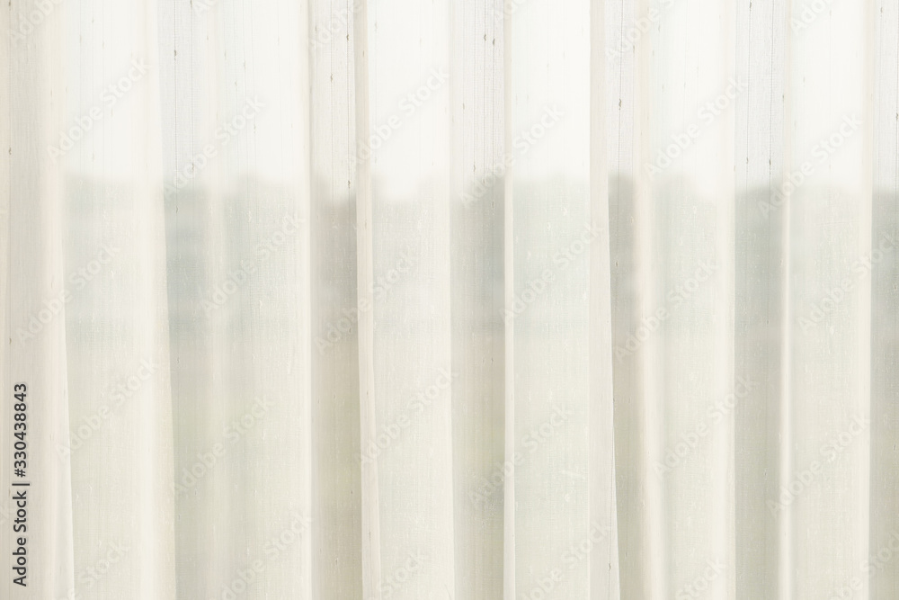 airy or thin and transparent white curtain with texture for see through ...