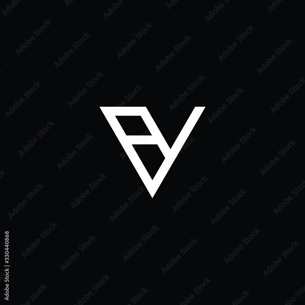 Minimal elegant monogram art logo. Outstanding professional trendy ...