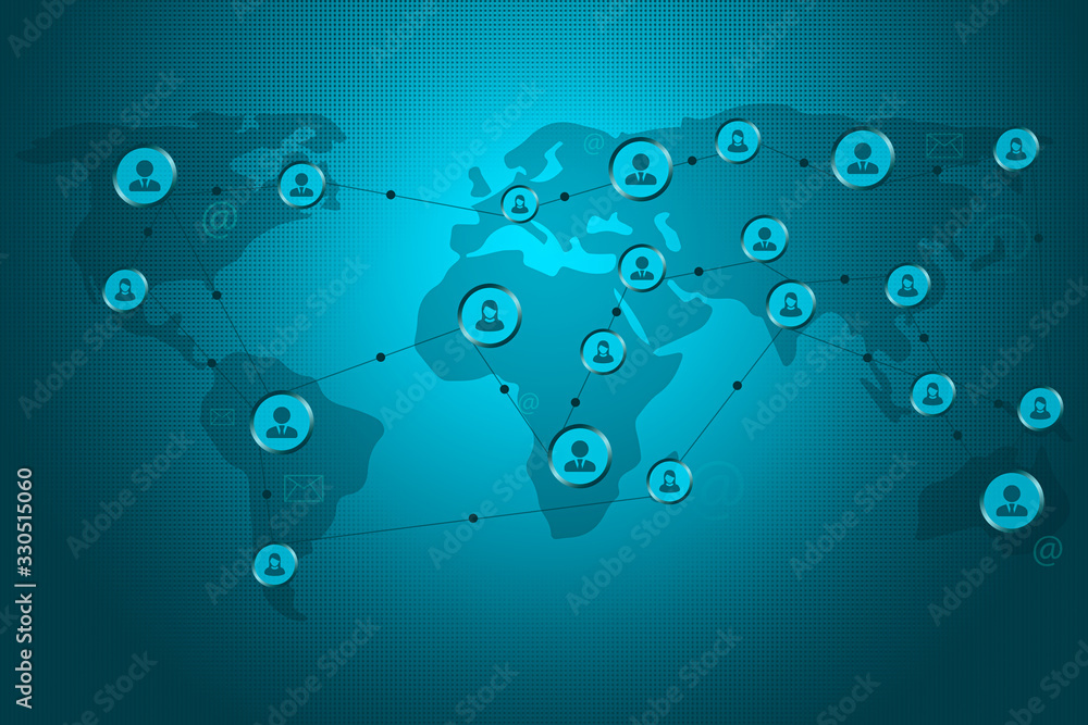 Remote Working is the Future of World. Abstract Remote Working ...