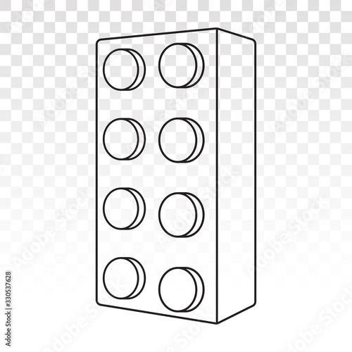 Lego Brick Outline