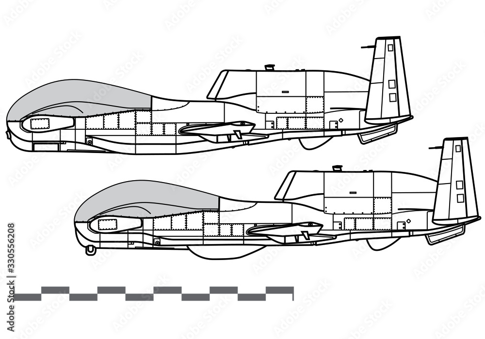 Global Hawk Drawing