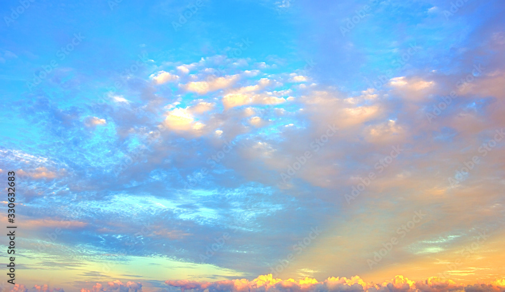 blue overlay clouds and beautiful blue sky background with clouds and ...