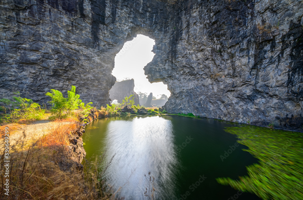 Pettamala top station, the abandoned granite quarry with authentic ...