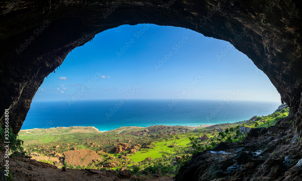 Houq Cave in Socotra World Heritage Site in Yemen Stock Photo | Adobe Stock