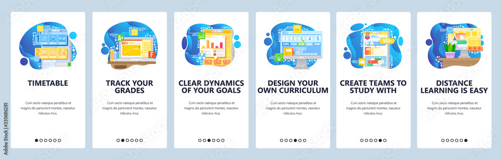 School class schedule app. Timetable, student community, grade chart ...