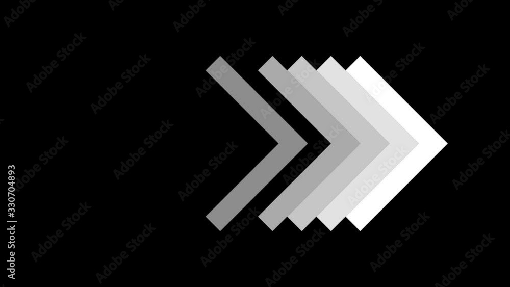 Abstract CGI motion background with animated lines on black background ...