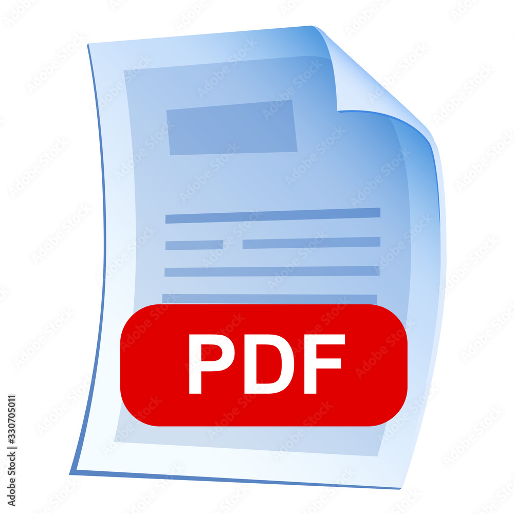 Adobe Pdf Icon Vector