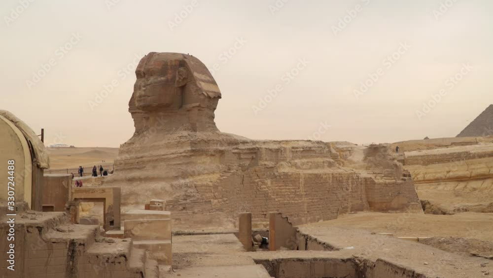 The Great Sphinx of Giza, commonly referred to as the Sphinx of Giza or just the Sphinx, it ...