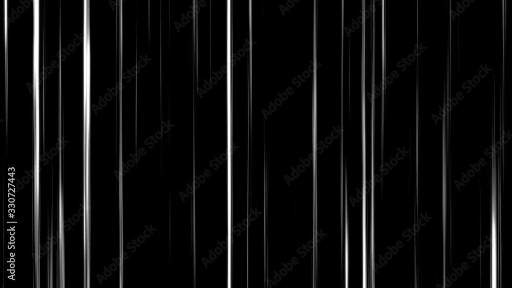 White comic speed lines vertical in black background. Action speedline ...