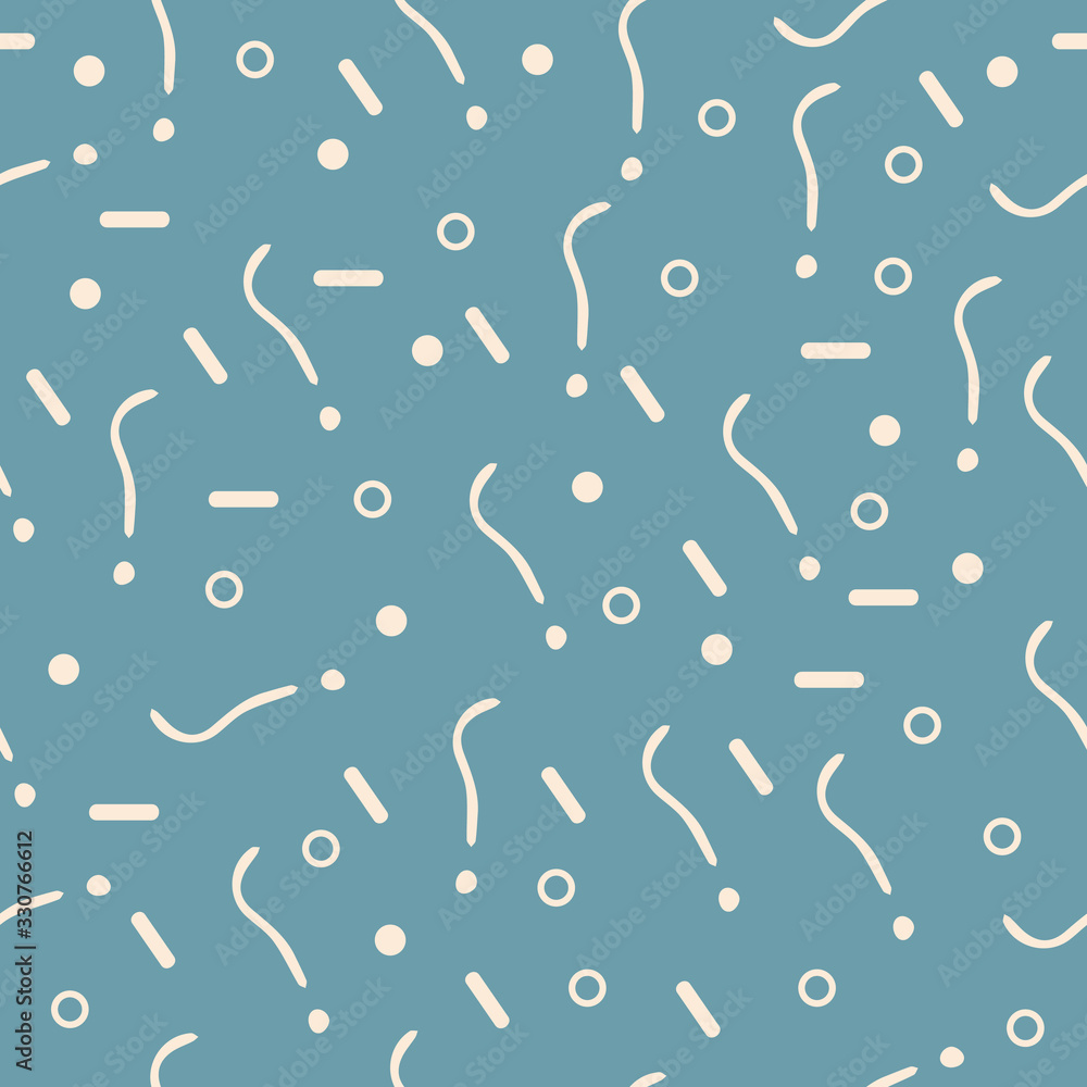 Exclamation mark seamless pattern. Hand drawn vector elements.Vector ...