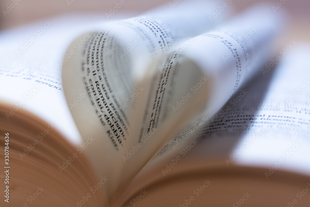 Heart shaped paper Stock Photo | Adobe Stock