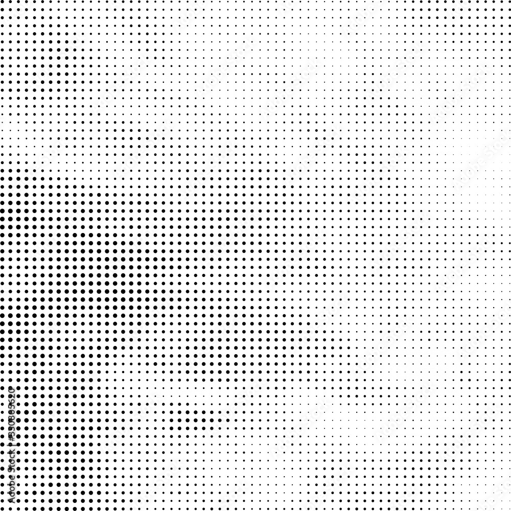 Halftone Pattern. Set of Dots. Dotted Texture on White Background ...