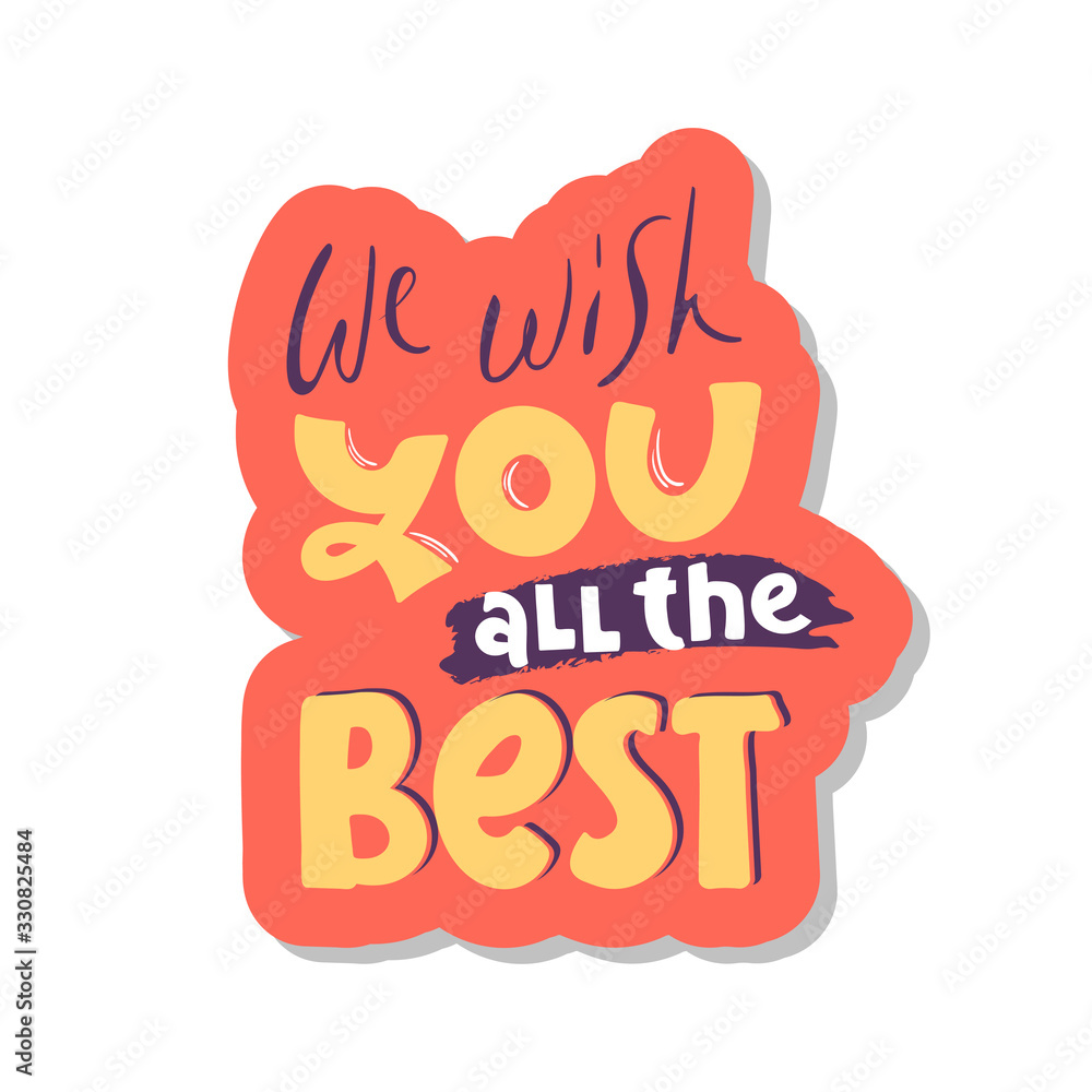 We Wish You All The Best Vector Illustration Lettering Hand Drawn For we-wish-you-all-the-best-vector-illustration-lettering-hand-drawn-for