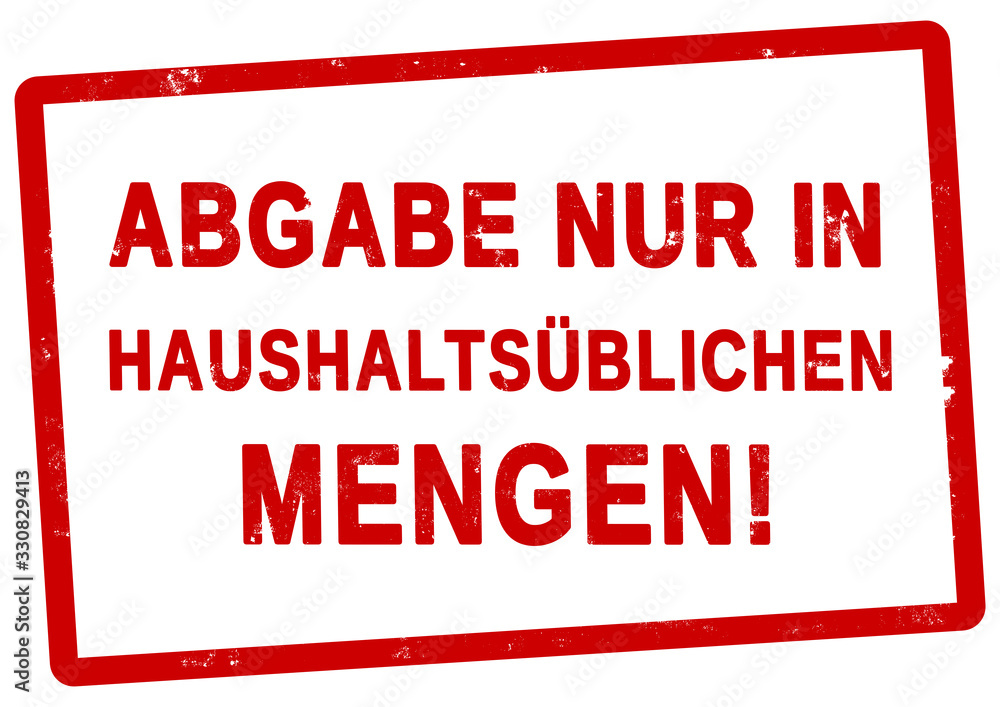 nlsb1379 NewLongStampBanner nlsb - german label / banner - Hamsterkäufe ...